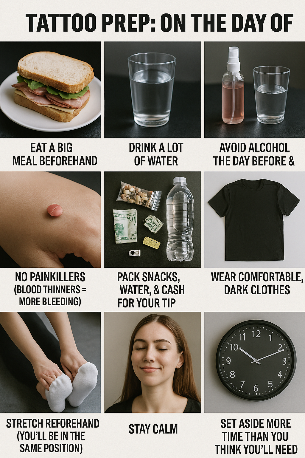 Tattoo Prep Guide: What To Do Before Your Appointment | Saskatoon ...